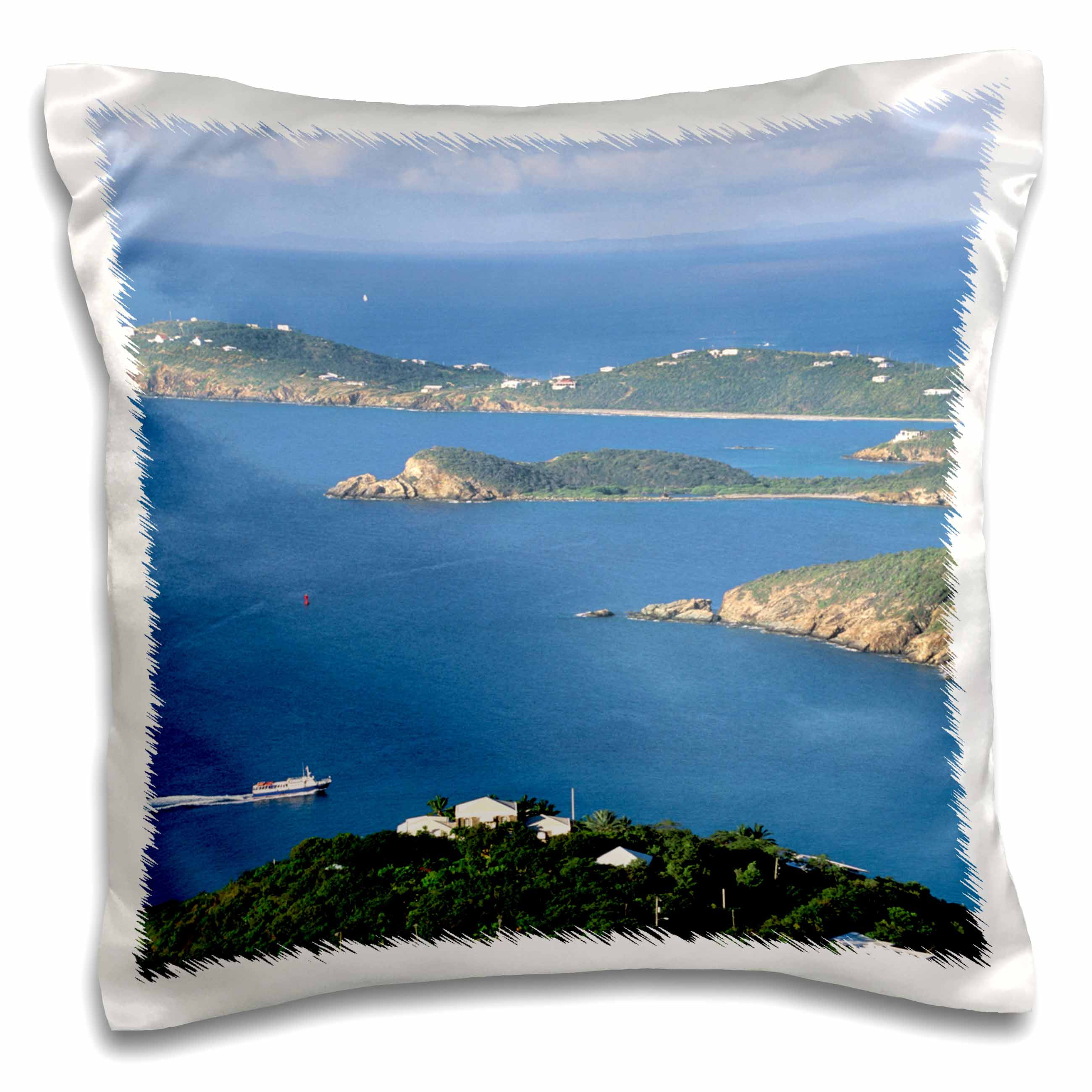 3drose, Caribbean, Usvi, Ferry in St. Thomas Harbor-ca37 Wbi0066 ...