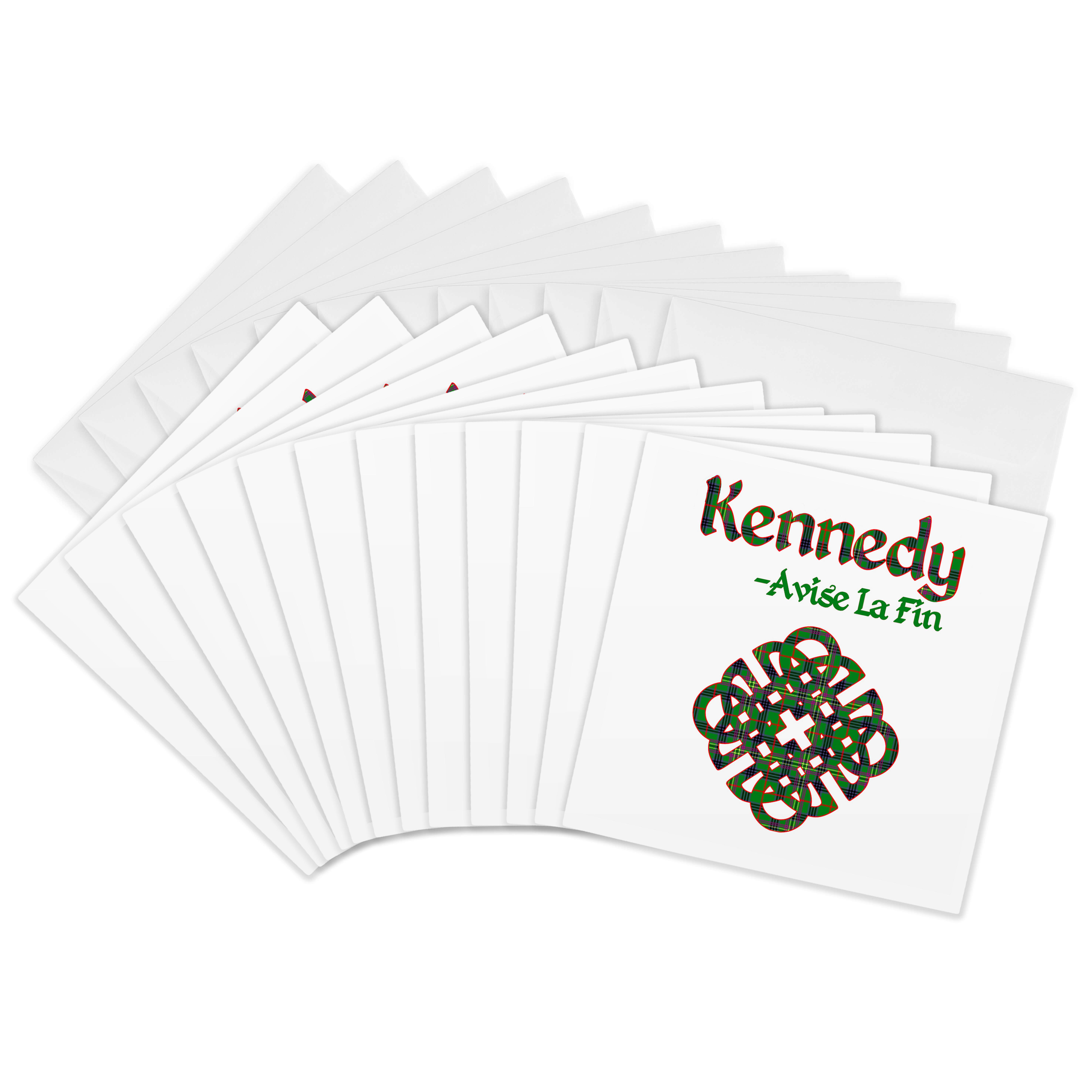 3drose, Celtic Knot in the Tartan Colors for the Kennedy Clan and ...