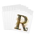 3drose, Celtic Ornamental Monogram R, 6 Greeting Cards with Envelopes ...