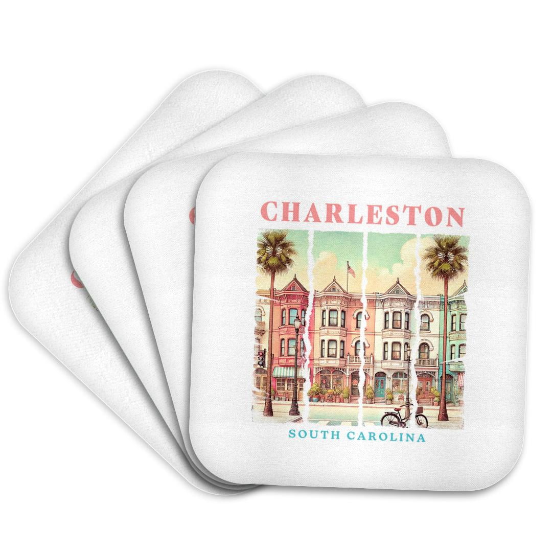 3drose, Charleston, South Carolina Colorful Art. Summer Travel Artsy ...