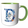 3drose, Charming Letter D. Space Flight Astronaut Captivating Monogram ...