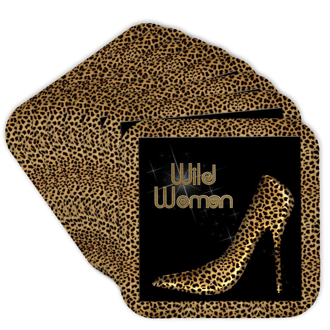 3drose, Cheetah Print Wildl Woman Stiletto Pump and Diamond Bling, Set ...