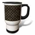 3drose, Chic Image of Gold Celtic Knots Pattern, 14oz Stainless Steel ...