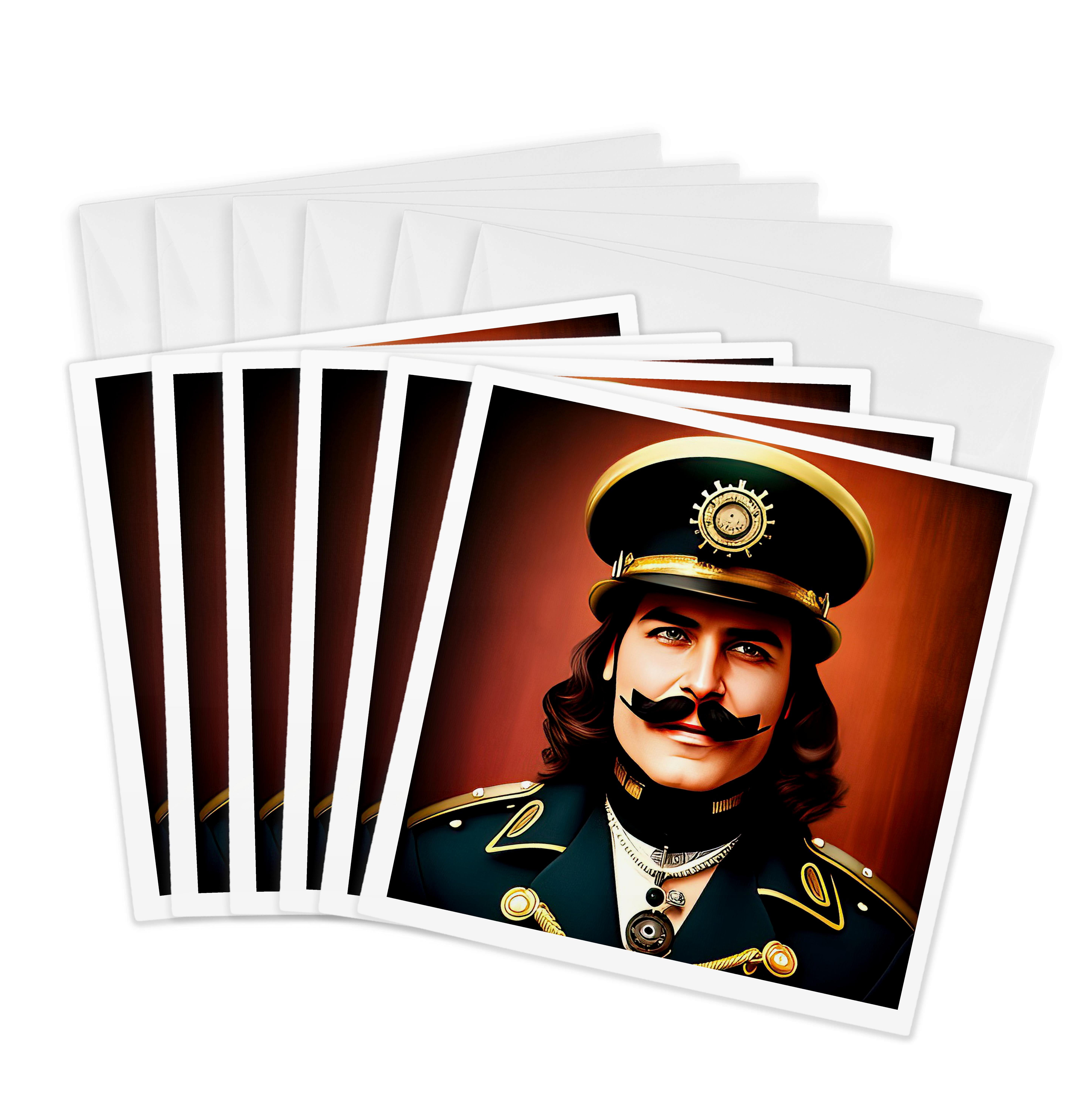 3drose, Chic Naval Captain of Fantastic Era in Uniform. Experienced ...