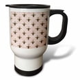 3drose, Chic Pink and Image of Gold Queen Bees Pattern, 14oz Stainless ...