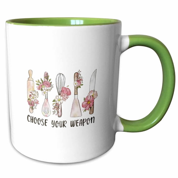 3drose, Choose Your Weapon Text and a Number of Cooking Gear Funny Gift ...