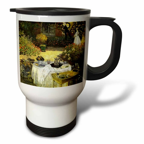 3drose, Claude Monet - the Lunch, 14oz Stainless Steel Travel Mug ...