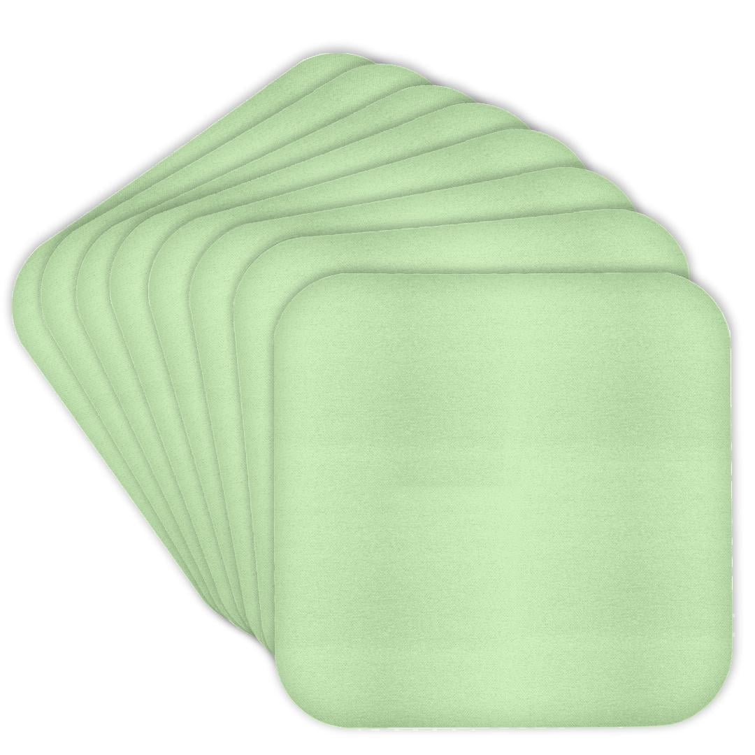 3drose, Color Tea Green, Set of 8 Coasters - Soft - Walmart.com