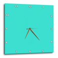 3drose, Color Turquoise, 13x13 Wall Clock - Walmart.com