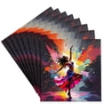 3drose, Colorful Fantasy Art of a Dancing Girl. Beautiful Gift for ...
