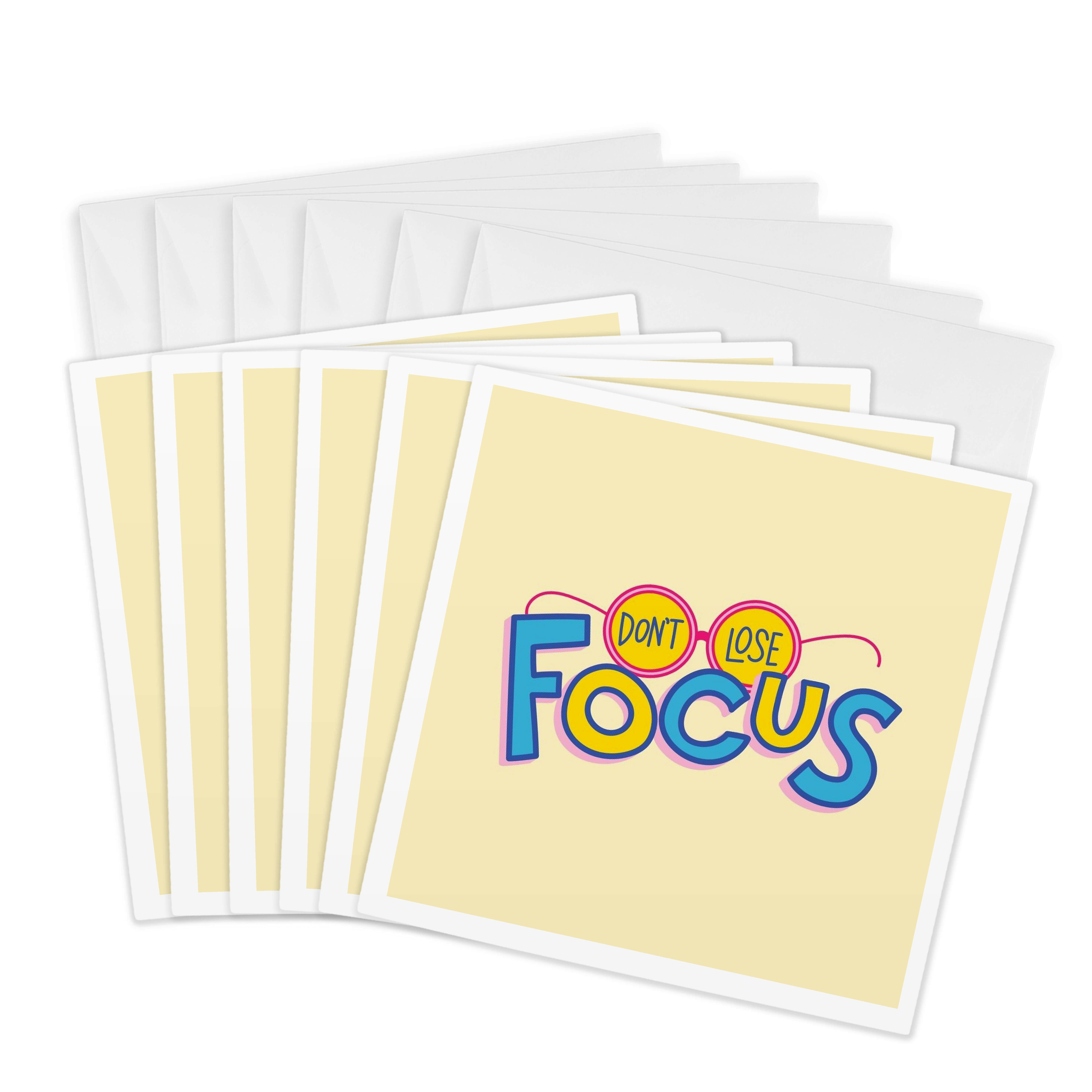 3drose, Colorful Inspirational Quotes with Text of Dont Lose Focus, 6 ...