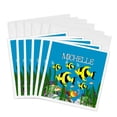 3drose, Colourful Tropical Plants and Fish Design Personalized with a ...