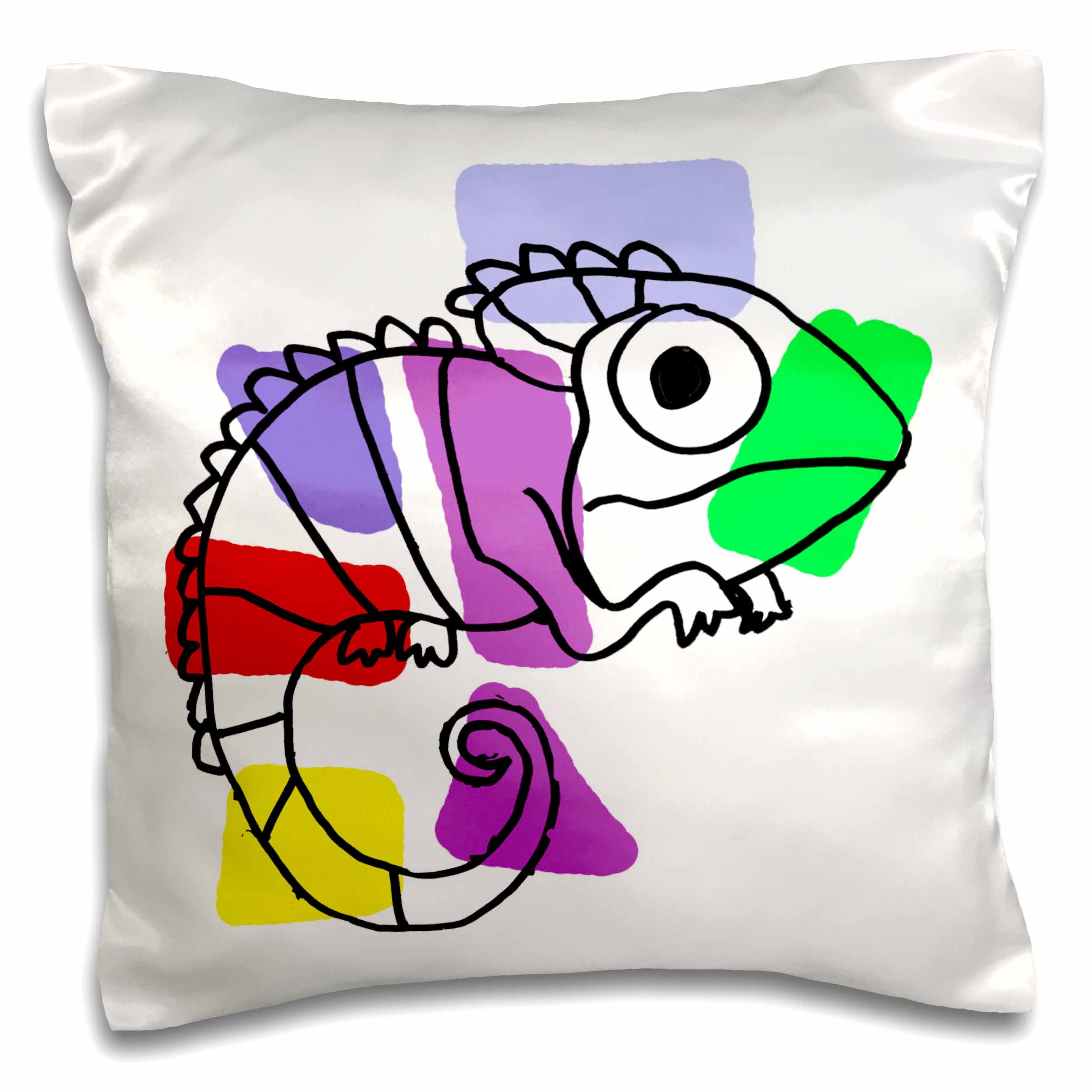 3drose, Cool Funny Chameleon Lizard Nature Abstract Line Art Cartoon ...