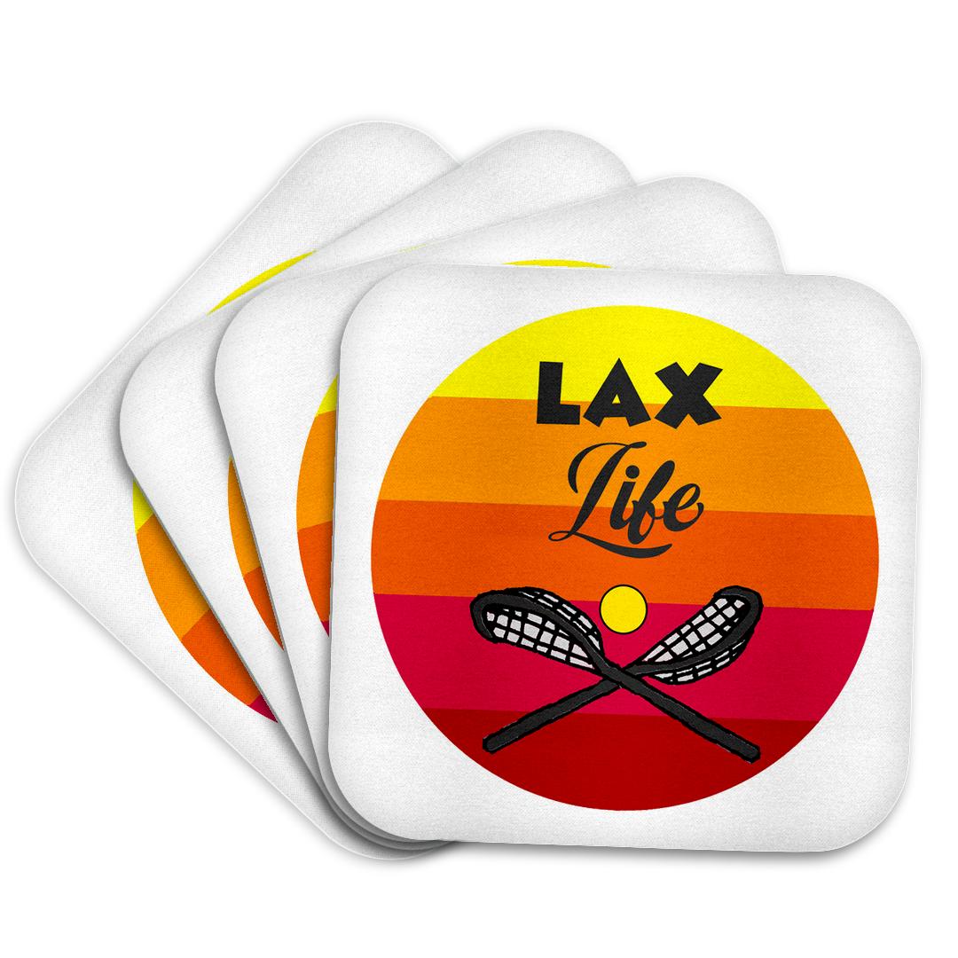 3drose, Cool Lacrosse Lax Life and Sunrise Sports Art for Lacross ...