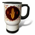 3drose, Corn on the Cob with Wheat Accents Autumn Harvest Faux Glitter ...