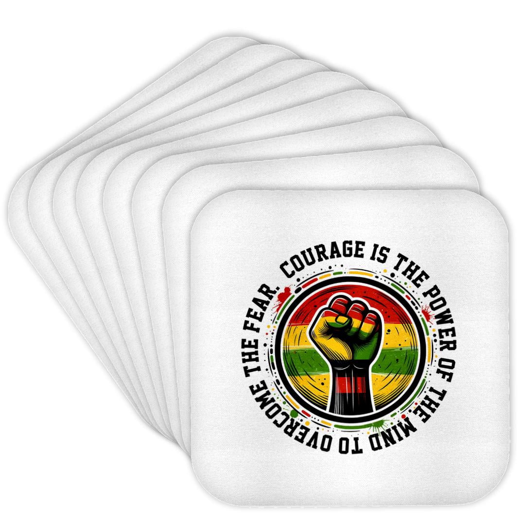 3drose, Courage Is the Power of the Mind to Overcome the Fear Colorful ...