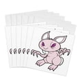 3drose, Creepy Demon Bunny Monster Creature Cartoon, 6 Greeting Cards ...