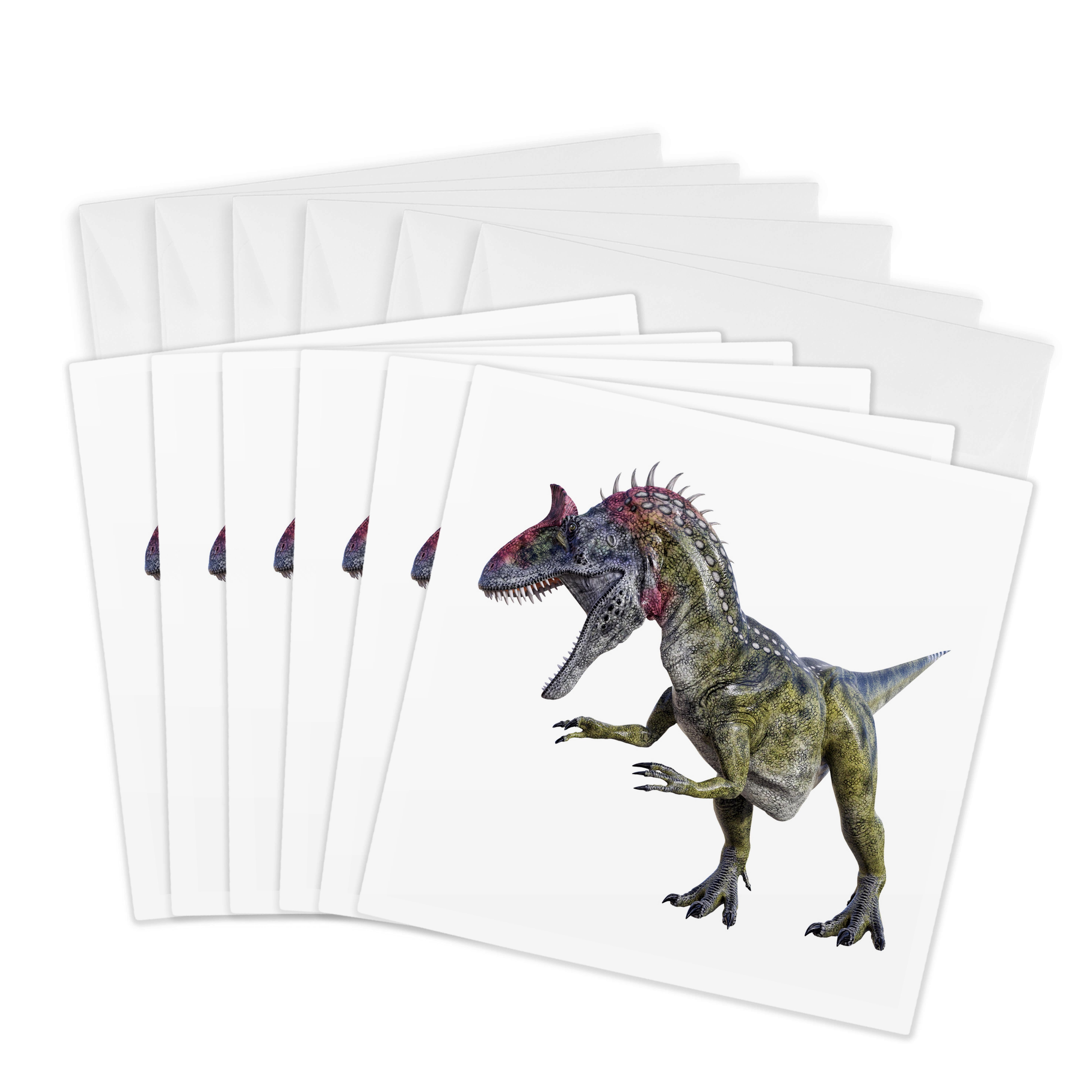 3drose, Cryolophosaurus Dinosaur Running to the Right and Looking Down ...