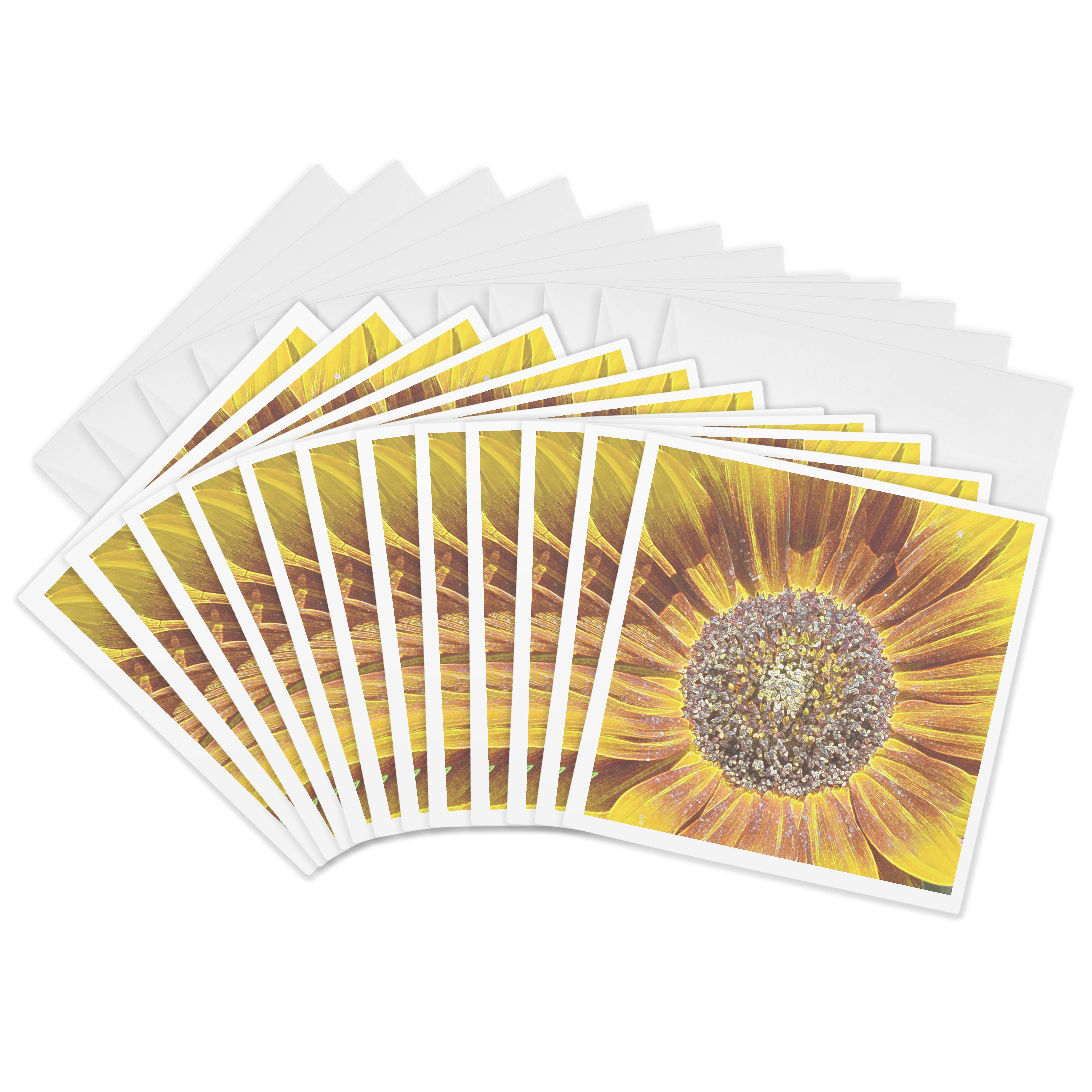 3drose, Crystal Colored Sunflower Art Flowers Designs Inspired by ...