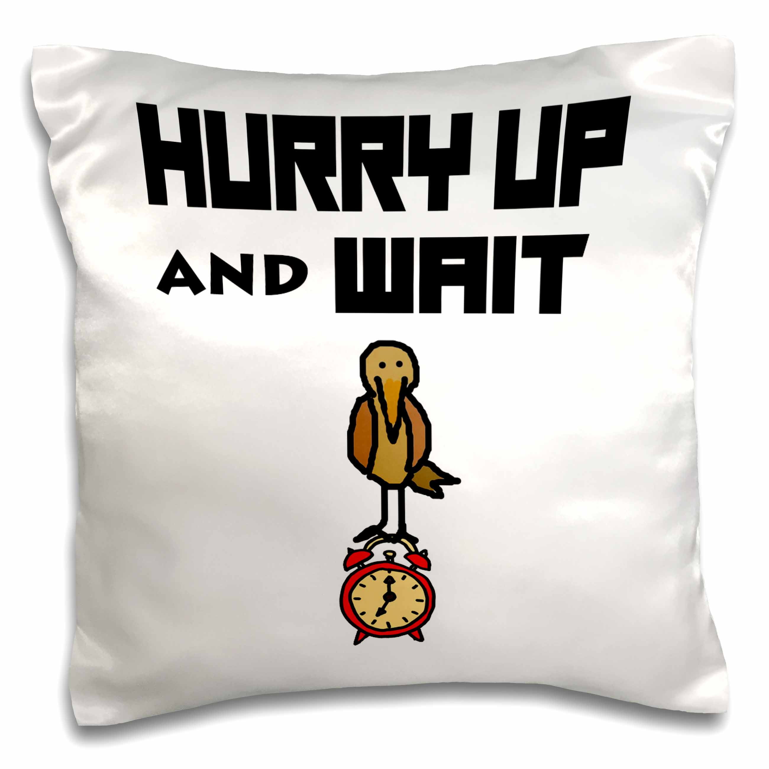 3drose, Cute Funny Hurry up and Wait Early Bird on Alarm Clock Cartoon ...