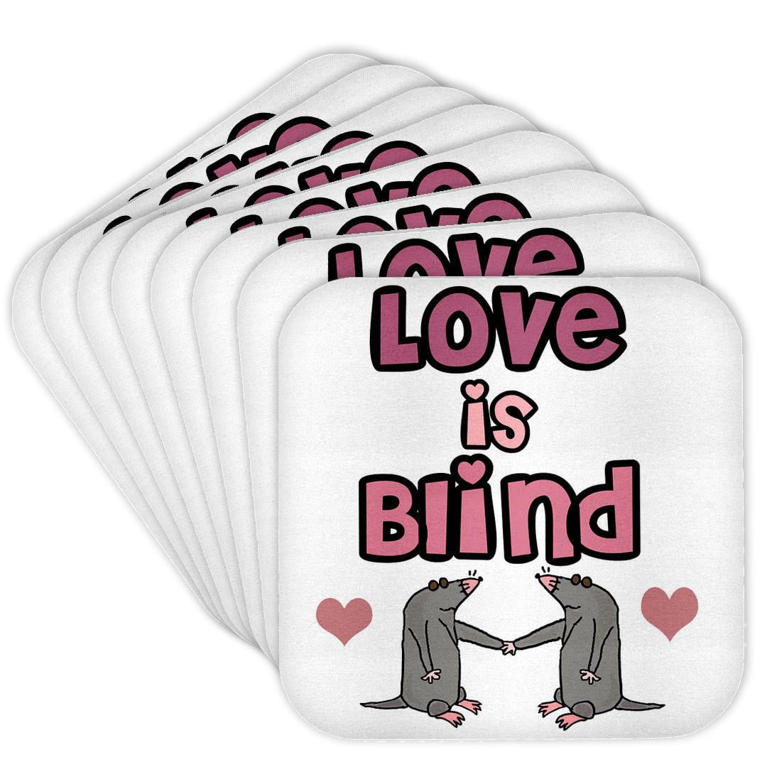 3drose, Cute Funny Love Is Blind with Moles and Hearts Mole Love Satire ...
