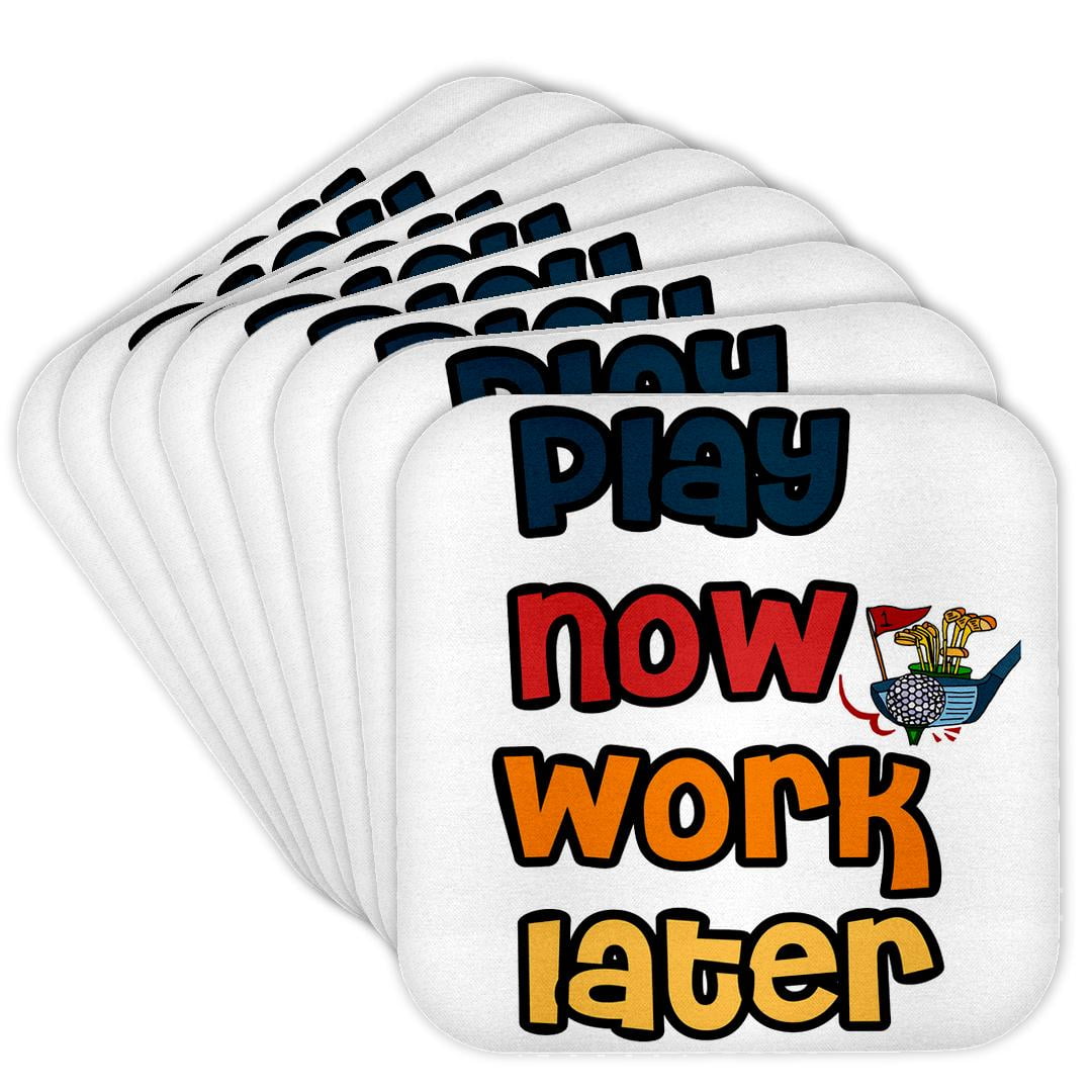 3drose, Cute Funny Play Now Work Later Golf Golfer Play Golf Sports ...