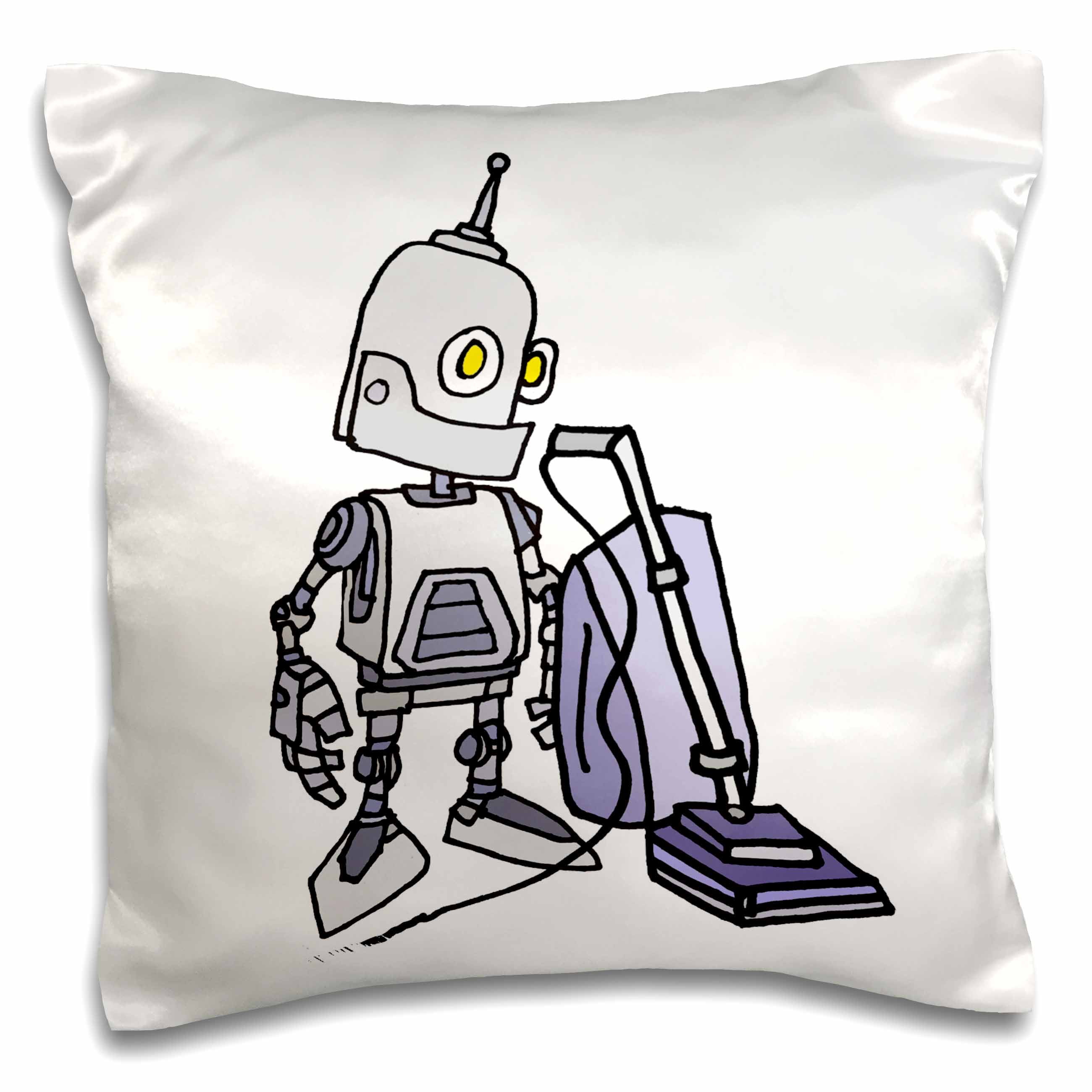 3drose, Cute Funny Robot Using Vacuum Cleaner Technology Ai Cartoon ...