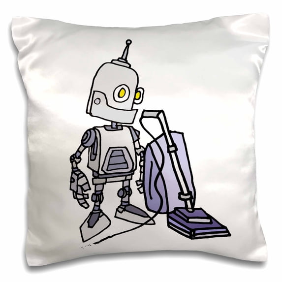 3drose, Cute Funny Robot Using Vacuum Cleaner Technology Ai Cartoon ...