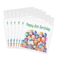 3drose, Cute Teddy Bear Balloons and Gifts Happy 6th Birthday, 6 ...