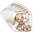 3drose, Cute Valentine Bunny with a Sack of Letters Illustration, Set ...