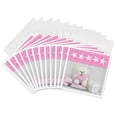 3drose, Cute White Little Teddy Bear with Heart and Gift Box, 12 ...