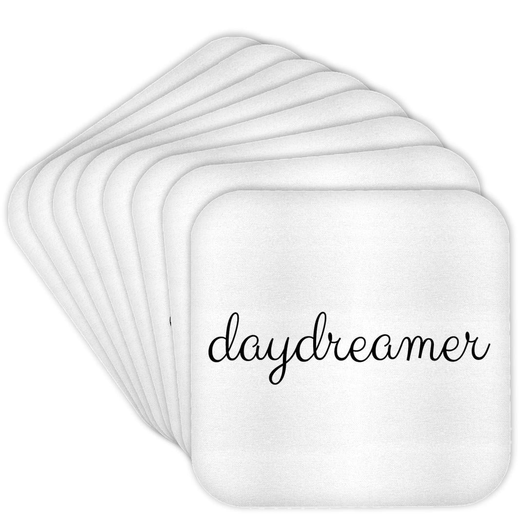 3drose, Daydreamer Written in Cursive in Black Lettering on White ...