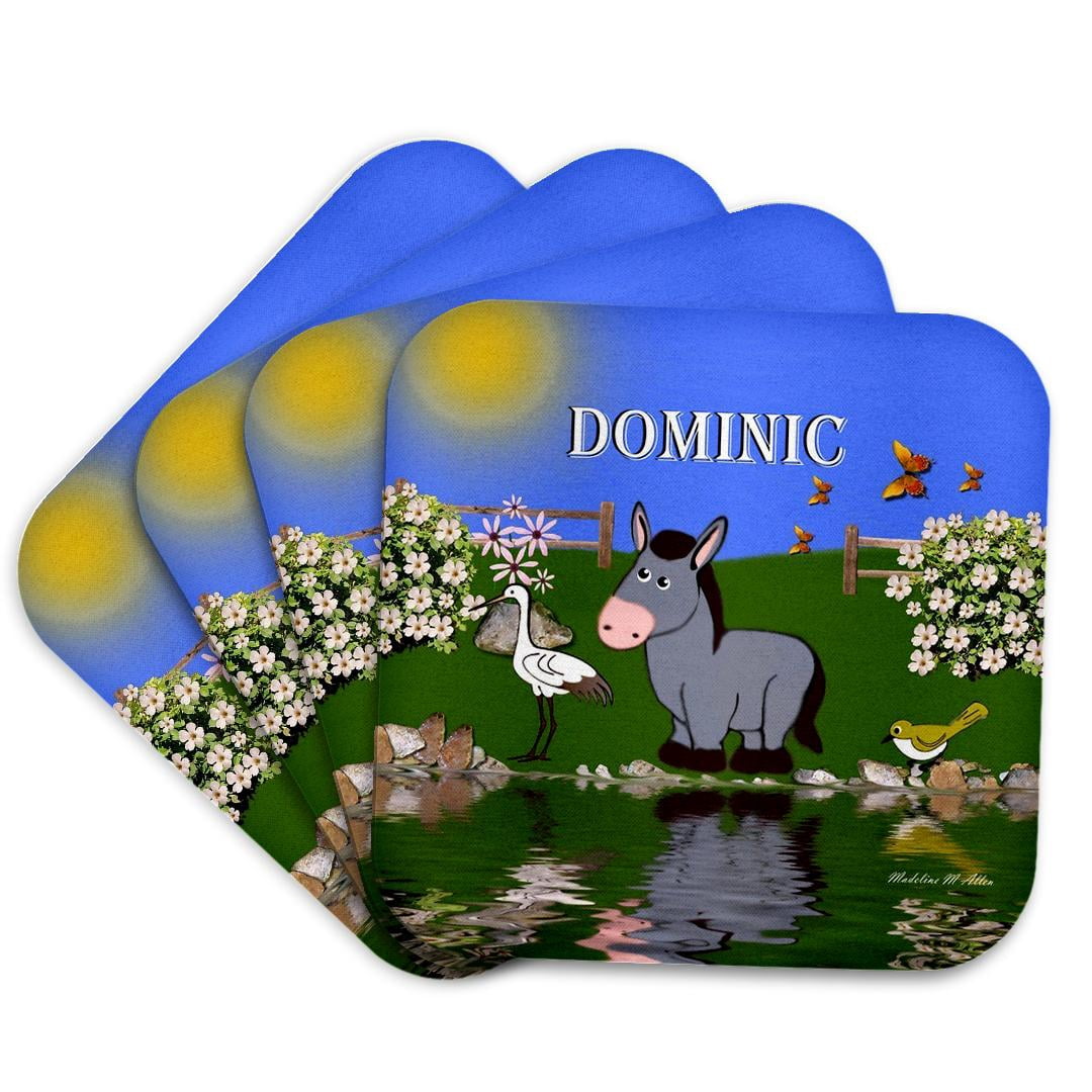 3drose, Decorative Donkey and Bird Art Design for Children ...