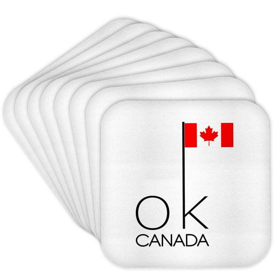 3drose, Decorative Text Ok Canada and the Canadian Flag on White ...