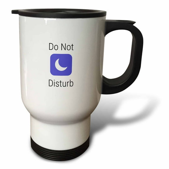 3drose, Do Not Disturb in Text with the Logo of Do Not Disturb, 14oz ...