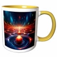 3drose, Dog Diving into Swimming Pool. Ai Generated., 11oz Two-tone ...