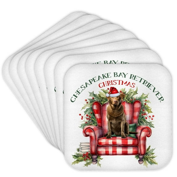 3drose, Dog Lovers Chesapeake Bay Retriever Is Ready for Christmas, Set ...
