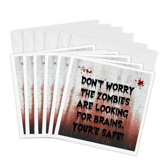 3drose, Dont Worry the Zombies Are Looking for Brains Youre Safe, 6 ...
