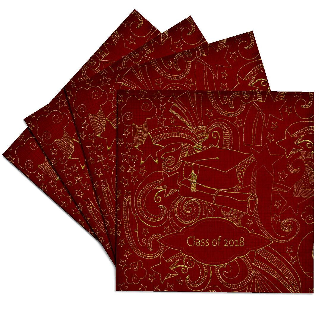 3drose, Drawn Cap Diploma, Stars Curly Designs, Class of 2018 Non ...