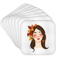 3drose, Dreaming Beauty, Orange Leaves. Allegory of Autumn. Awesome ...