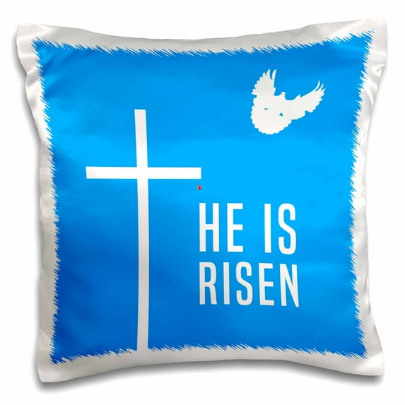3drose, Easter. Blue Sky, Cross, Dove, Drop of Christ Blood. He Is ...