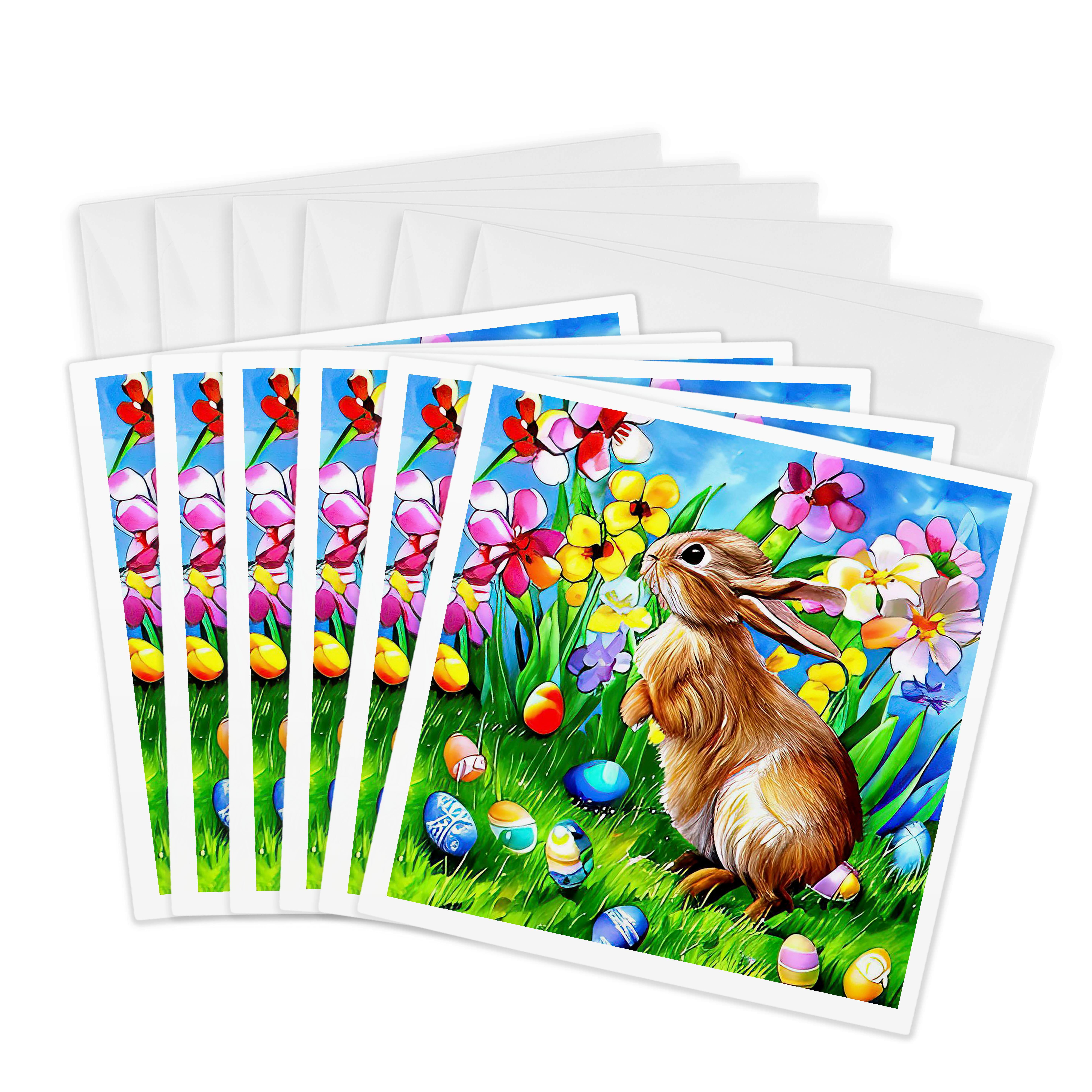 3drose, Easter Bunny Enjoys the Sunny Day of Easter in the Spring ...