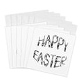 3drose, Easter Greeting and Rabbits, 6 Greeting Cards with Envelopes ...