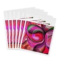 3drose, Eighties Beautiful Yellow on Grey Abstract Curve Repeat Pattern ...