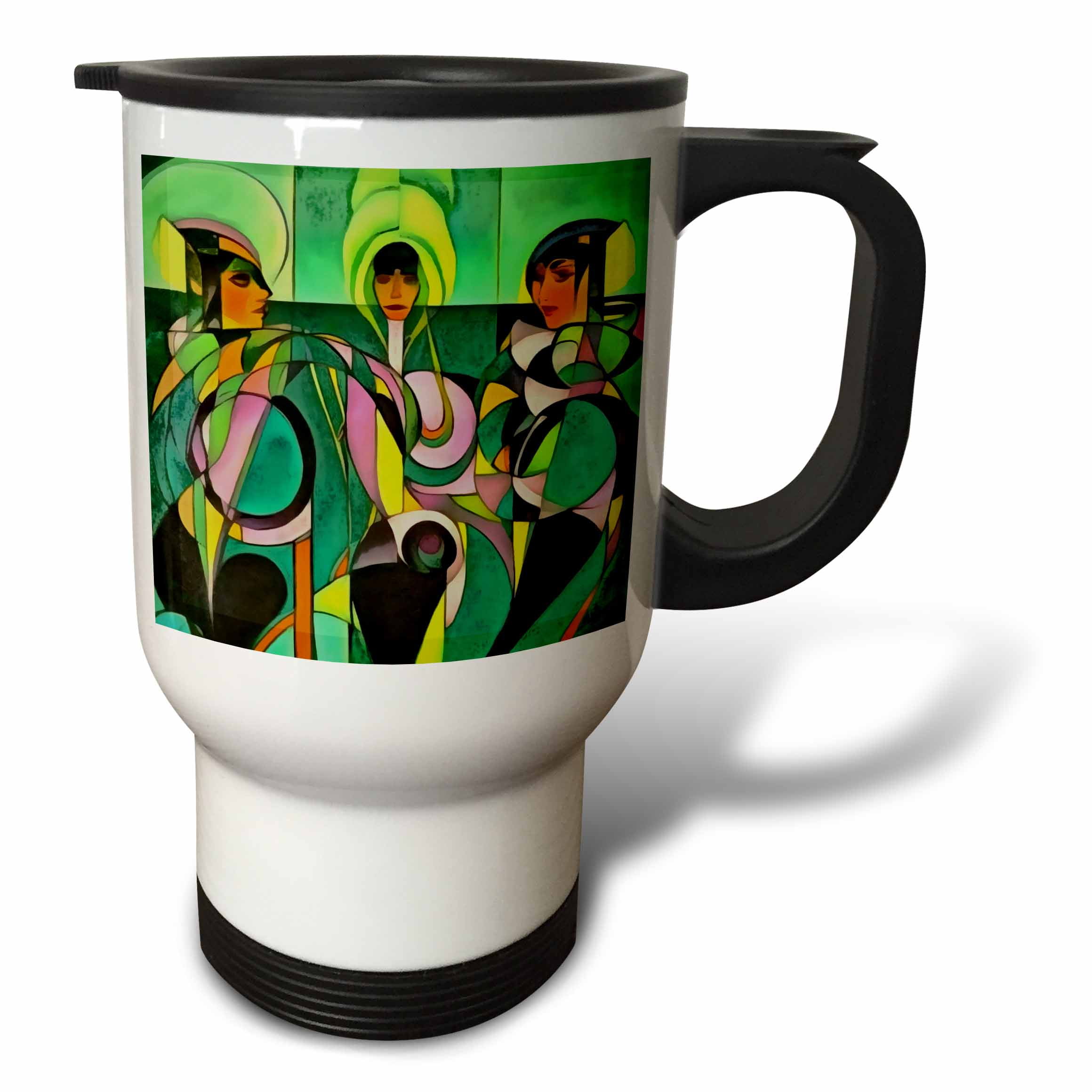 3drose, Empowerment Equals Equity Abstract Art, 14oz Stainless Steel ...