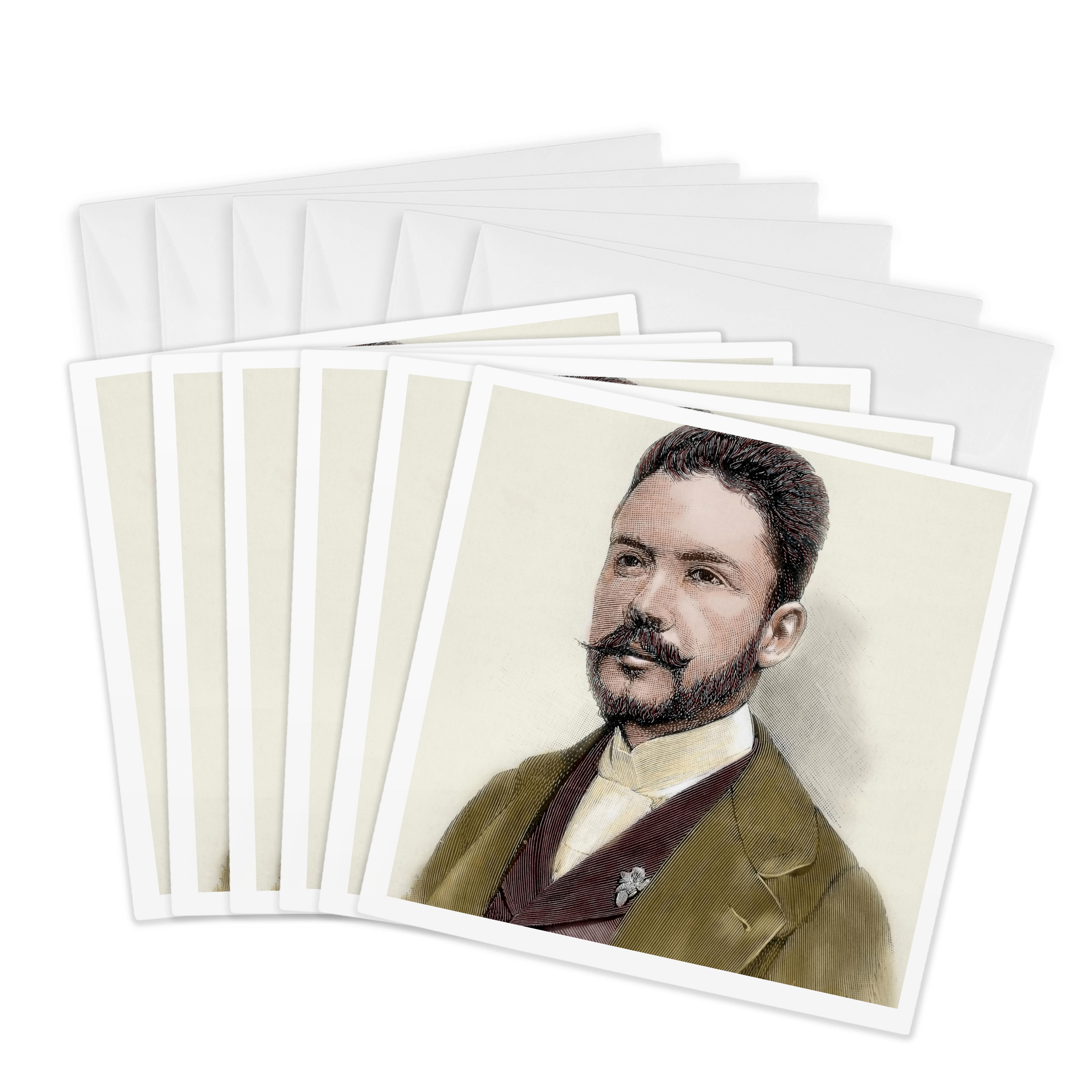 3drose, Engraving of Ruben, Nicaraguan Poet, Historical Art - Hi12 ...