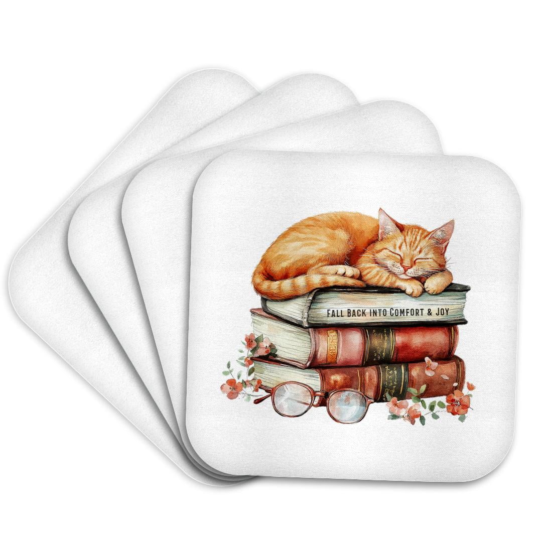 3drose, Fall Back into Comfort and Joy and a Cat Sleeps on a Pile of ...