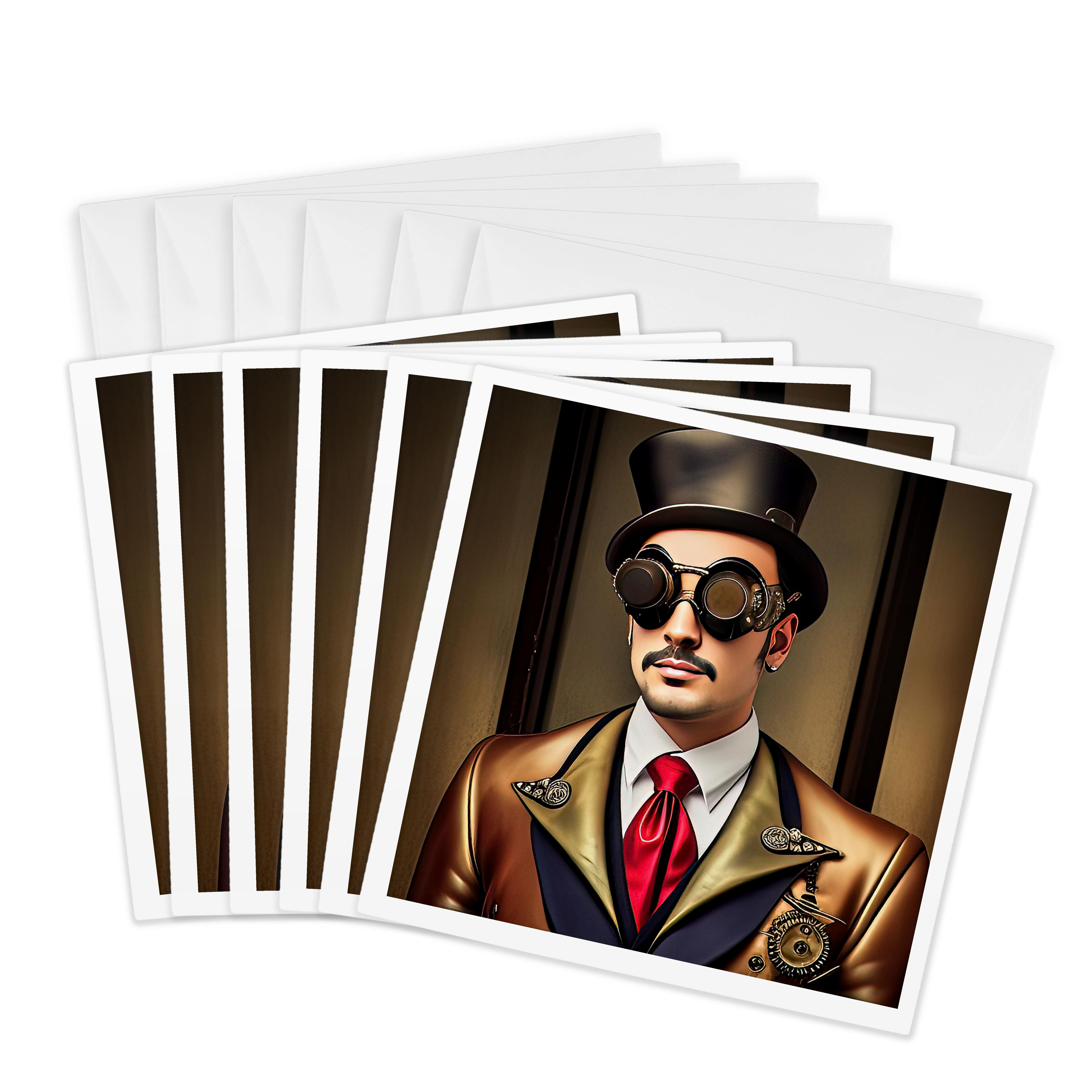 3drose, Fantastic Era Gentleman in Tall Hat, Special Fantasy Glasses ...