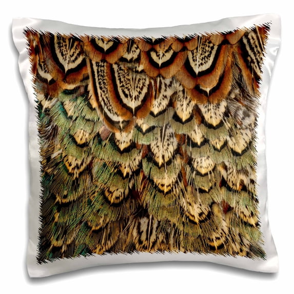 3drose, Feather Pattern in Tail Feathers of Pheasant., 16x16 inch ...