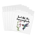 3drose, Feed All the Hummingbirds. Black Cursive Letters on White ...